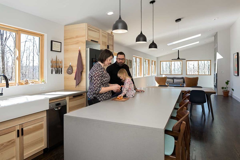 Net-Zero Ridgeline Model - Modern - Kitchen - Other - by Deltec Homes ...