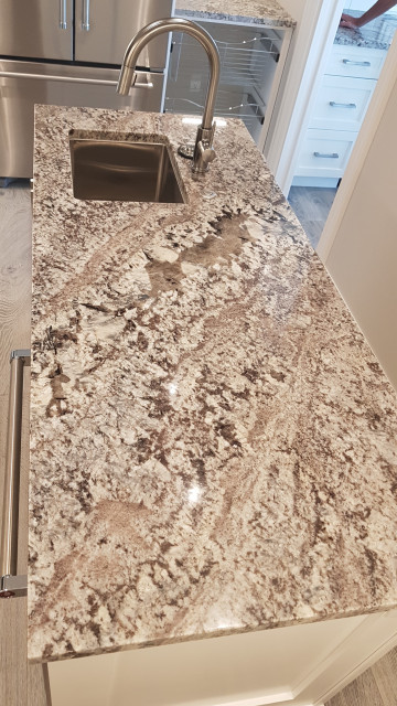 New Azul Aran Granite Countertops - Transitional - Kitchen - Vancouver ...