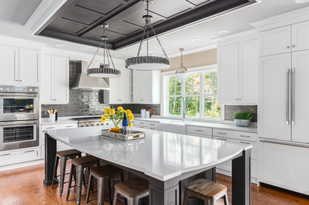 New Construction Kitchen - Bedford, MA - Transitional - Kitchen ...