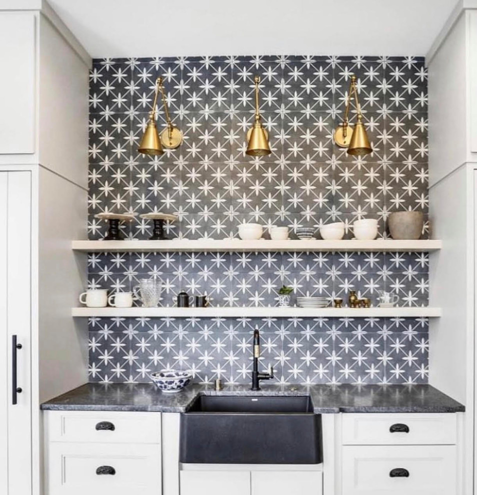 New Construction Modern Style Tiles - Modern - Kitchen - Minneapolis ...