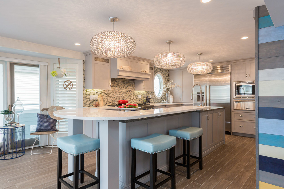 New England Beach House - Beach Style - Kitchen - Manchester - by New ...