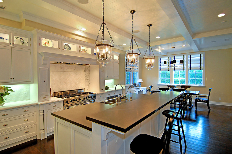 New England Traditional - Traditional - Kitchen - Los Angeles - by ...