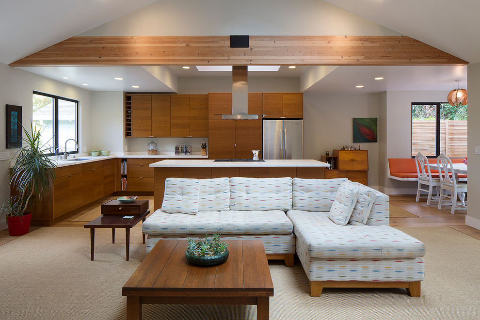 New great room - Modern - Kitchen - San Francisco - by Madson Design ...