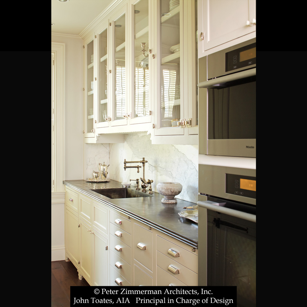 New Greek Revival House - Southport, CT - Traditional - Kitchen - New ...