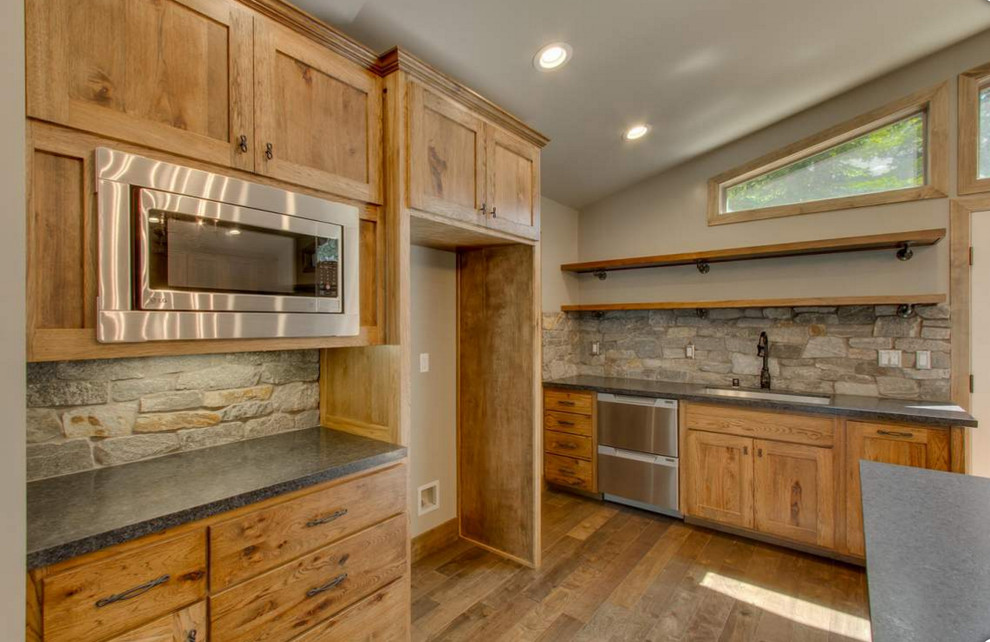 New Home construction Lake Tahoe Rustic - Rustic - Kitchen - Sacramento ...