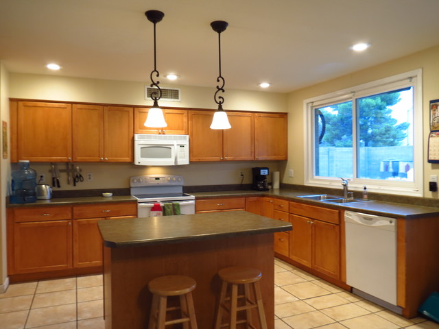 New kitchen Can Lights and Pendant Lights installed by Wiring Pros ...