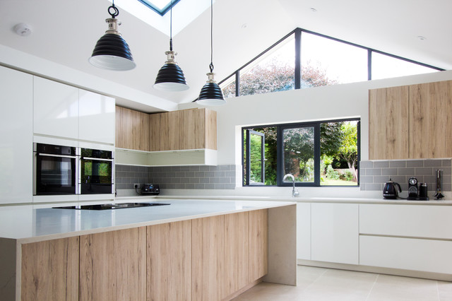 New Kitchen Design at the Single Storey Rear Extension - Scandinavian ...