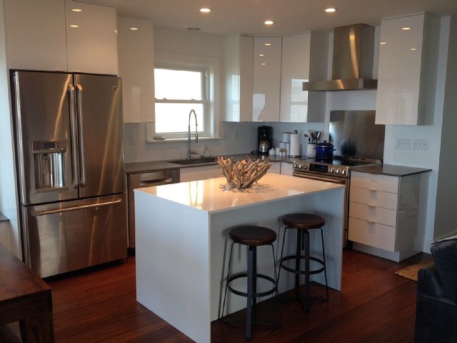 New life for an oceanfront treasure - Contemporary - Kitchen - Orlando ...