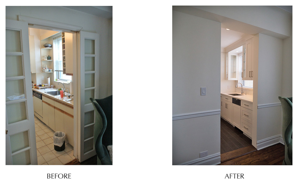 New Open Entry - Contemporary Manhattan Kitchen Renovation ...