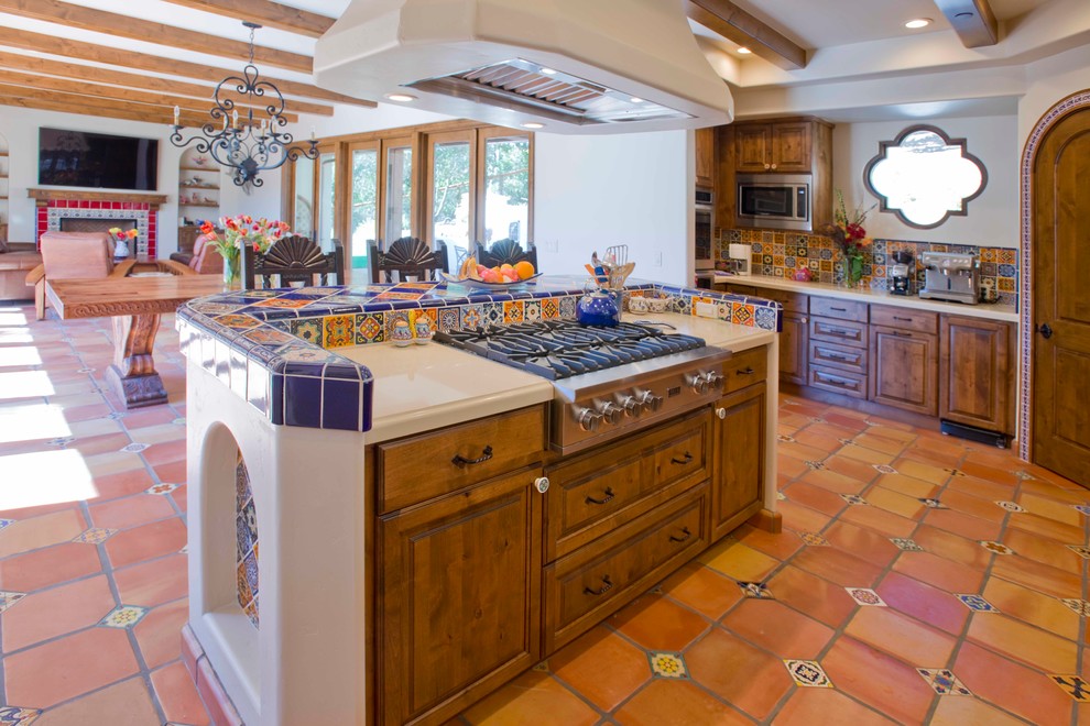 New Spanish Colonial - Downtown Orinda - Mediterranean - Kitchen - San ...
