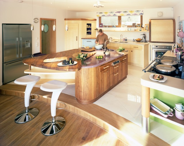 New Triangular kitchen - Eclectic - Kitchen - Hampshire - by Johnny ...