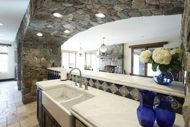 New Tudor Home, Brewster, NY - Rustic - Kitchen - New York - by Nurzia ...