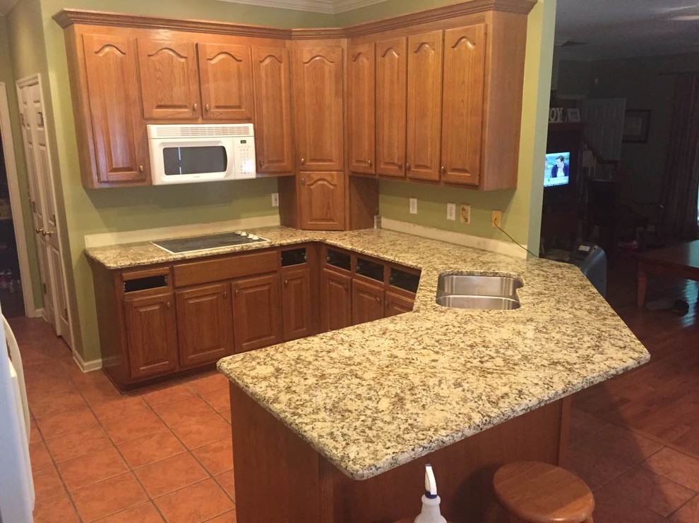 New venetian ice granite - Modern - Kitchen - Birmingham - by Southern ...