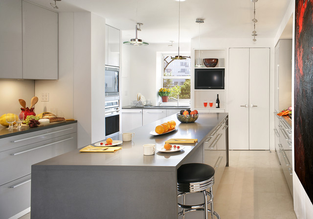 New York City Modern Kitchen - Modern - Kitchen - New York - by Kuche ...