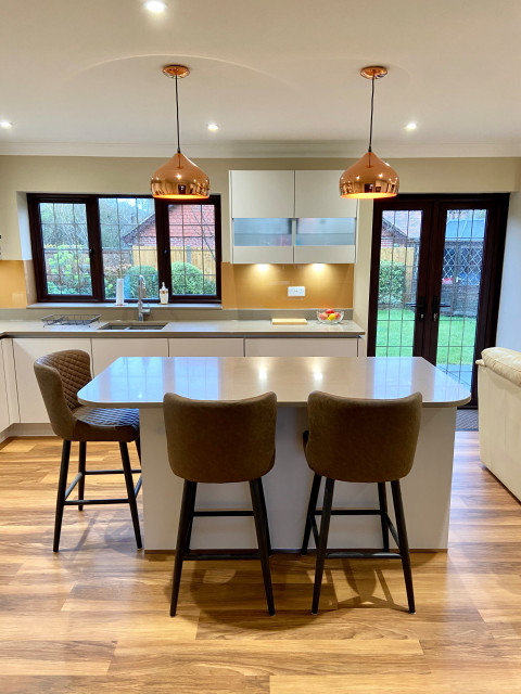 Nobilia Alpine White Kitchen - Contemporary - Kitchen - Sussex - by ...