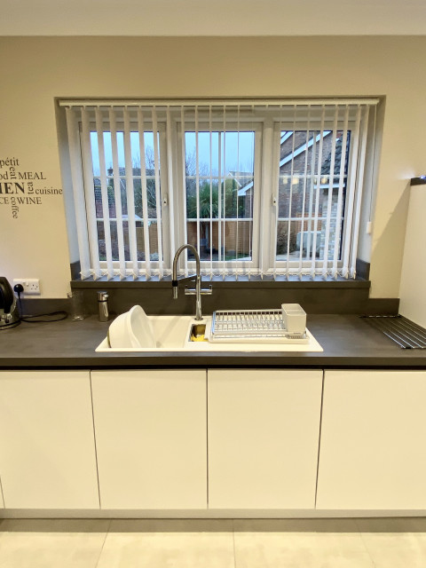 Nobilia Alpine White Kitchen - Contemporary - Kitchen - Sussex - by ...