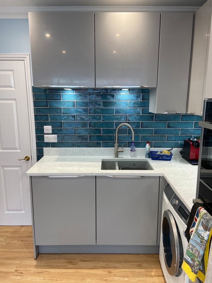 Nobilia Stone Grey Kitchen - Modern - Kitchen - Sussex - by Alexander ...