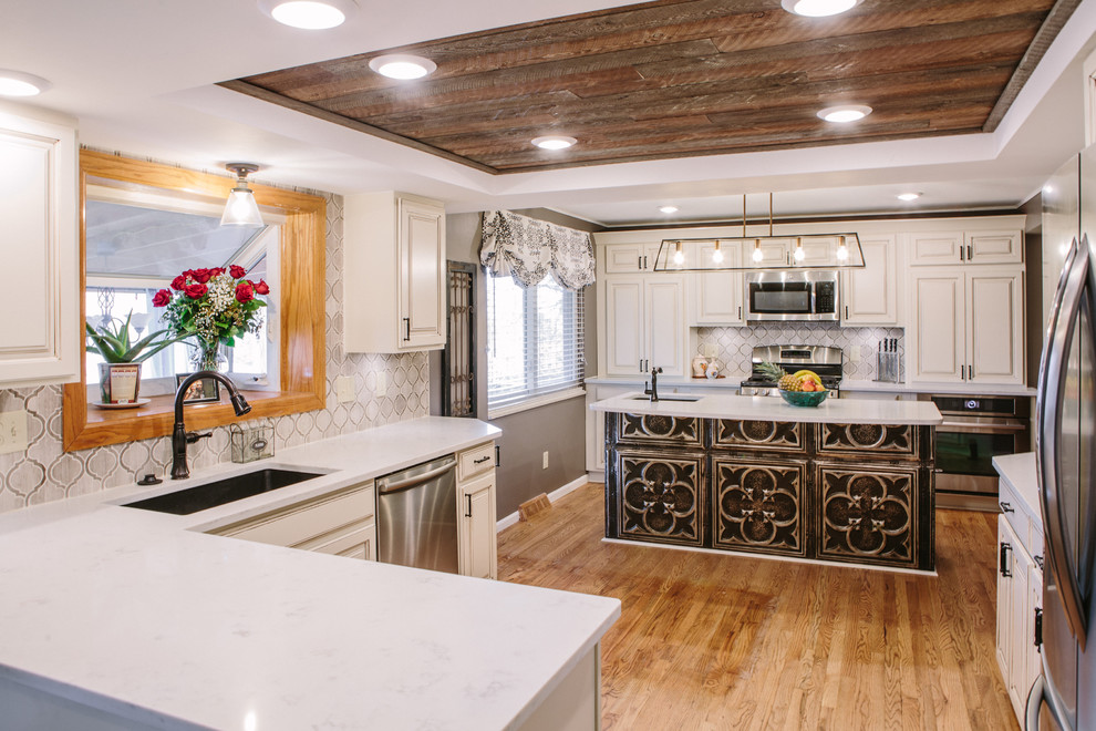 NOLA Inspired Centennial Kitchen Remodel - Traditional - Kitchen ...