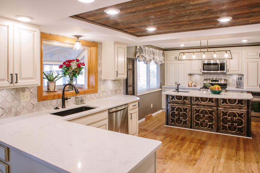 NOLA Inspired Centennial Kitchen Remodel - Traditional - Kitchen ...