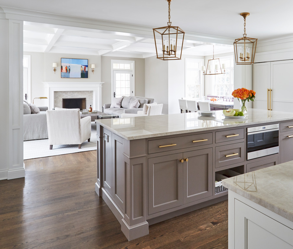 Kitchen to Family Room Addition - Transitional - Kitchen - Chicago - by ...