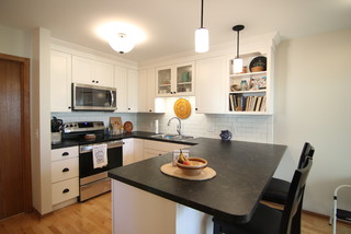 Northfield Townhome Kitchen Remodel - Farmhouse - Kitchen - Minneapolis ...