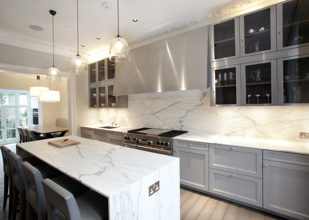 Notting Hill kitchen for 202 Kitchen Design - Contemporary - Kitchen ...