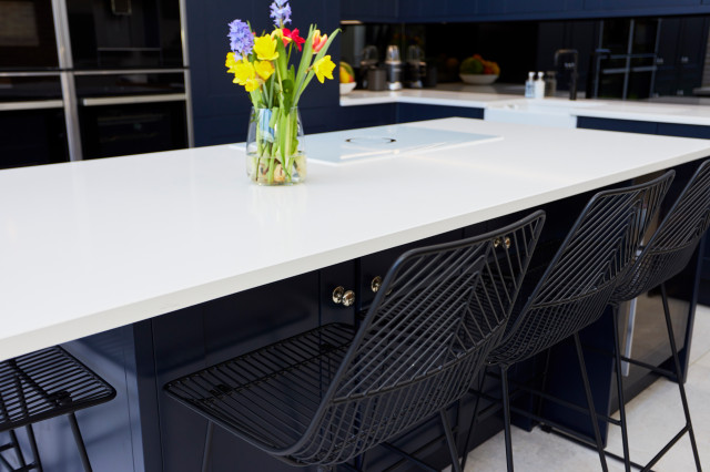 Nouveau Painted Indigo Blue - Modern - Kitchen - Surrey - by Ashford ...