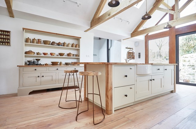 Oak framed kitchen extension - Traditional - Kitchen - Devon - by ...