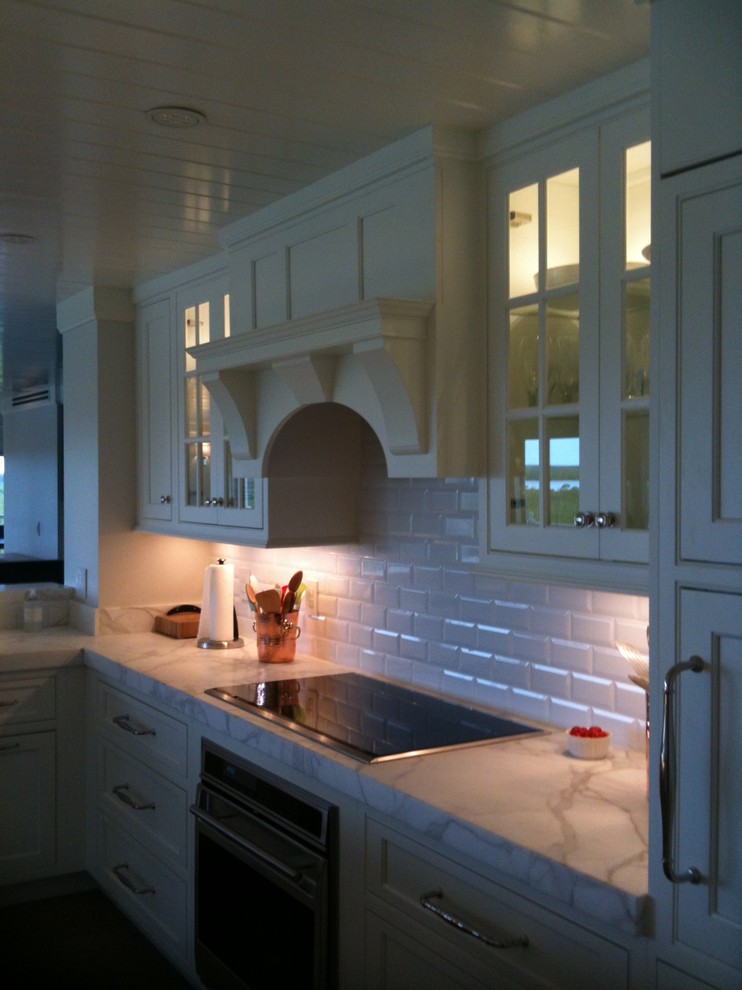 Ocean Reef Club, Two Tone Kitchen - Traditional - Kitchen - Miami - by ...