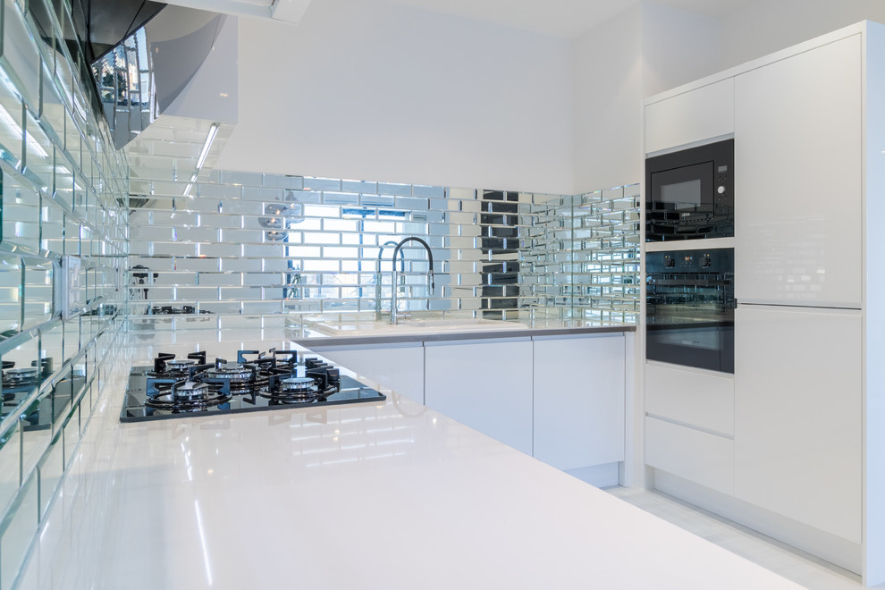 Ocean Wharf Penthouse - Contemporary - Kitchen - London - by Aylaa ...