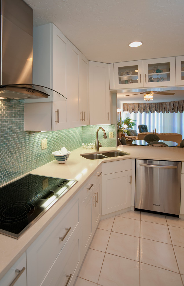 Oceanfront Kitchen Remodel // Holmes Beach - Beach Style - Kitchen ...
