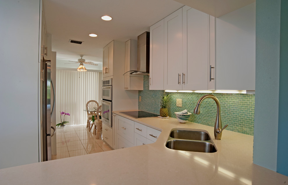 Oceanfront Kitchen Remodel // Holmes Beach - Beach Style - Kitchen ...