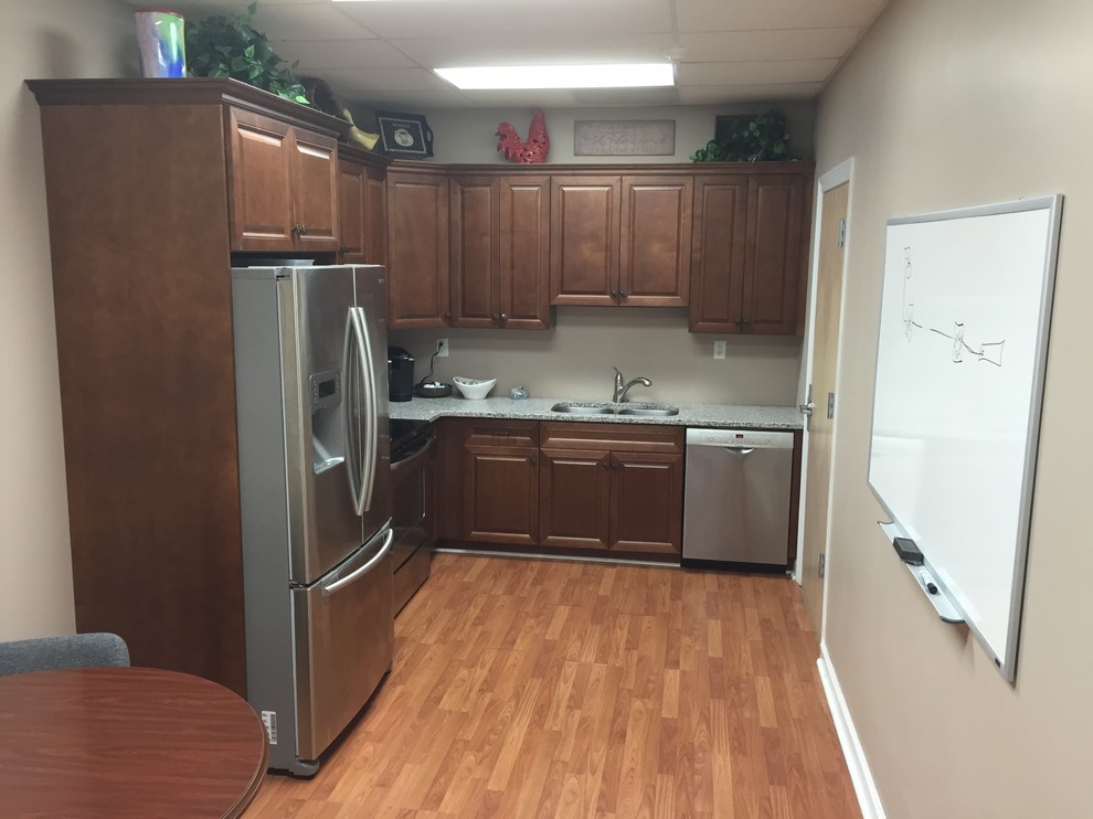 Office Break Room - Traditional - Kitchen - Austin - by Kitchens of ...