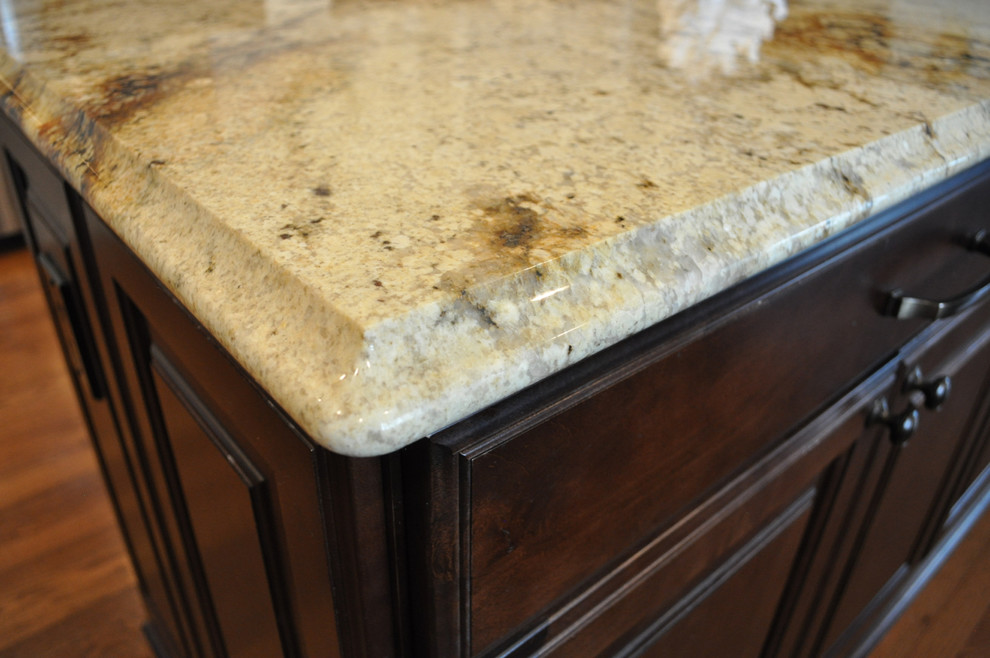 ogee bullnose colonial cream granite - Kitchen - Other | Houzz