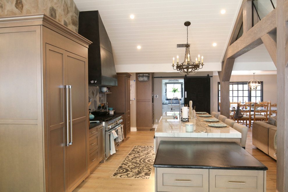 Okamura - Farmhouse - Kitchen - Los Angeles - by Waconah Construction ...