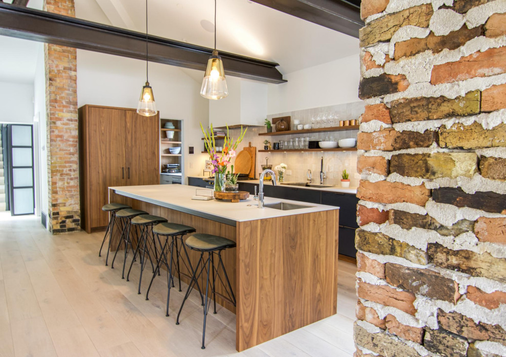 Old Town, Trendy Modern, Custom Build - Modern - Kitchen - Salt Lake ...