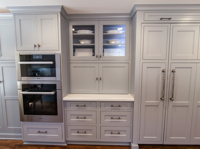 Omega, Renner, Maple (Custom Sherwin Williams color: Morning Fog ...