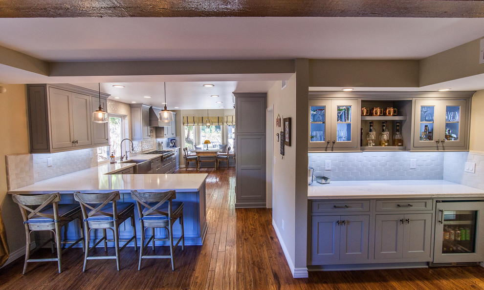 Omega, Renner, Maple (Custom Sherwin Williams color: Morning Fog ...