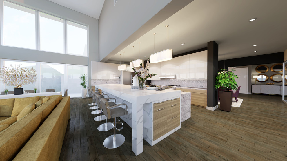 On the Boards - Tustin Modern - Contemporary - Kitchen - Los Angeles ...