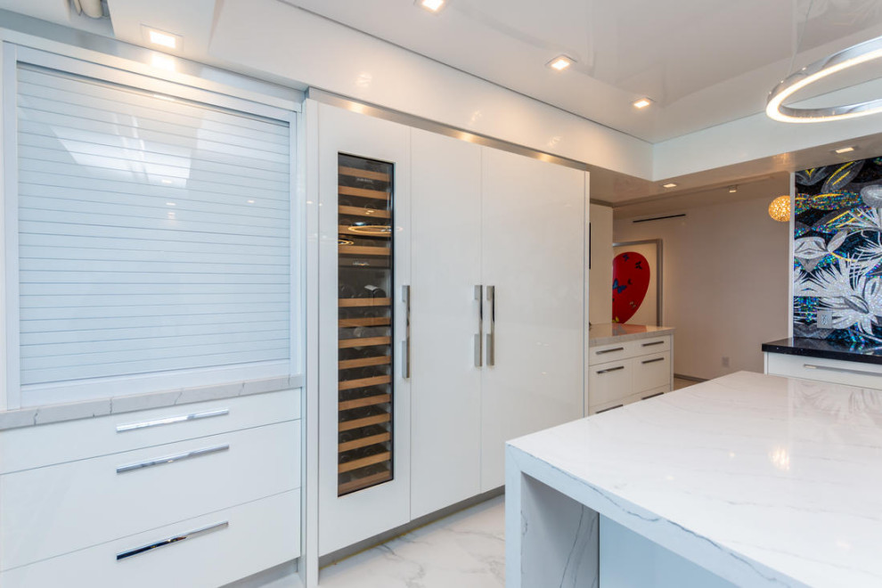 Custom Kitchen by VelArt - One Bal Harbour - Modern - Kitchen - Miami ...