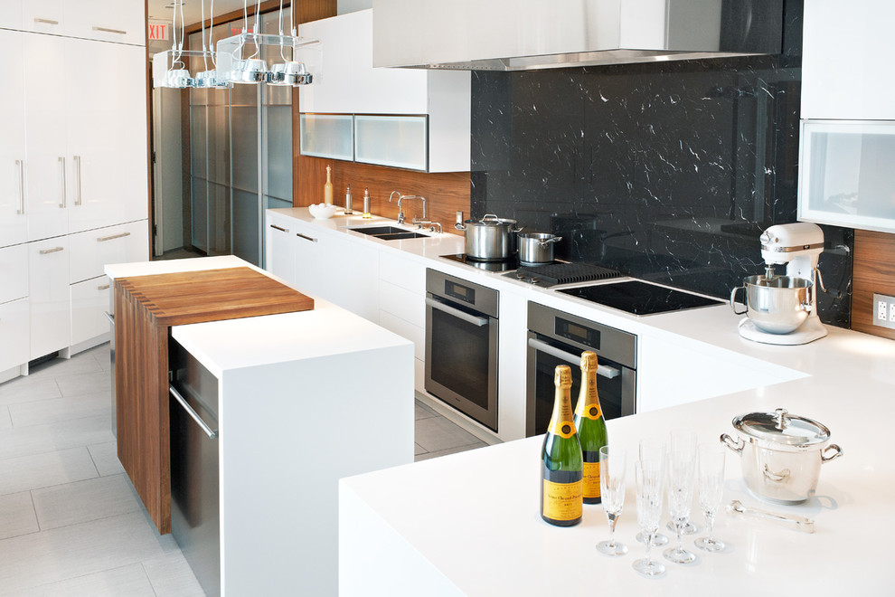 ONEX Coorporation Executive Kitchen - Contemporary - Kitchen - Toronto ...