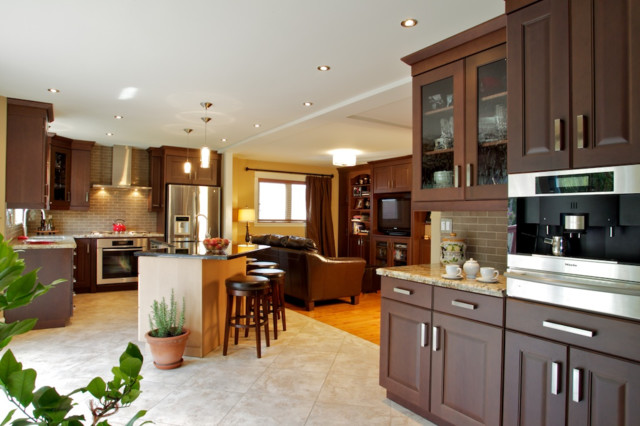 Open Concept - Traditional - Kitchen - Toronto - by Andros Kitchen & Bath Designs | Houzz