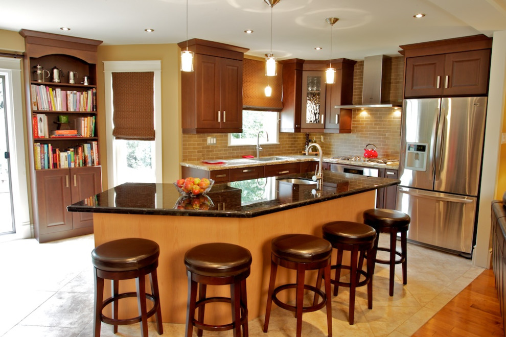 Open Concept - Traditional - Kitchen - Toronto - by Andros Kitchen ...