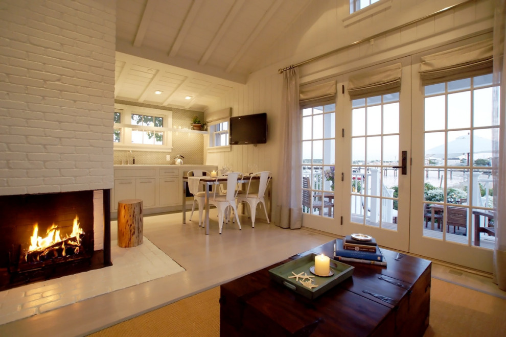 Open Concept Beach Retreat: Kitchen - Transitional - Kitchen - New York ...