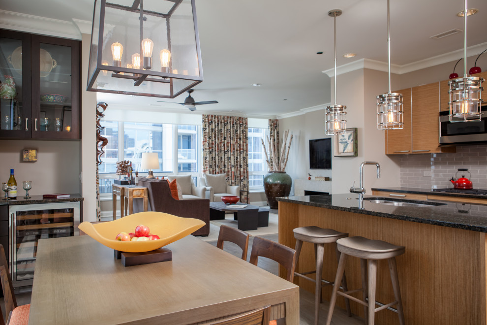 Open Concept Chicago Condo - Modern - Kitchen - Chicago - by Michelle's ...