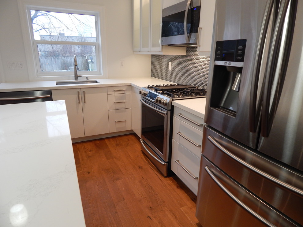 Open-Concept IKEA Kitchen and TV Built-In - Veddinge - Contemporary ...