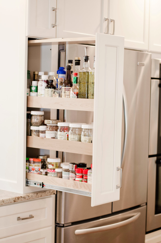 Open Concept Kitchen and Living Area - Traditional - Kitchen ...