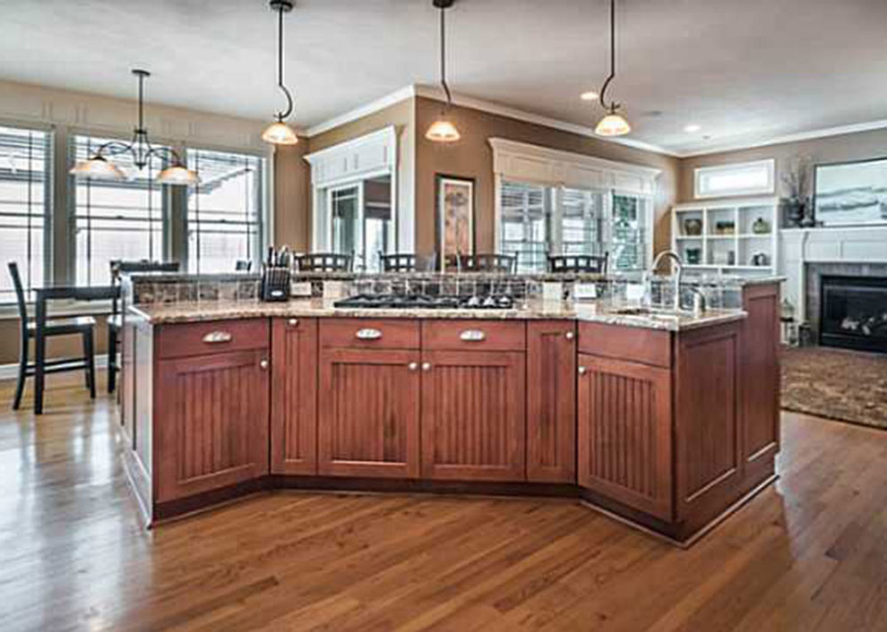 Open Concept Kitchen from Custom Homes by Ron Merle - Modern - Kitchen ...
