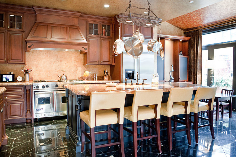 Open Concept Kitchen - Traditional - Kitchen - Chicago - by Michelle's ...