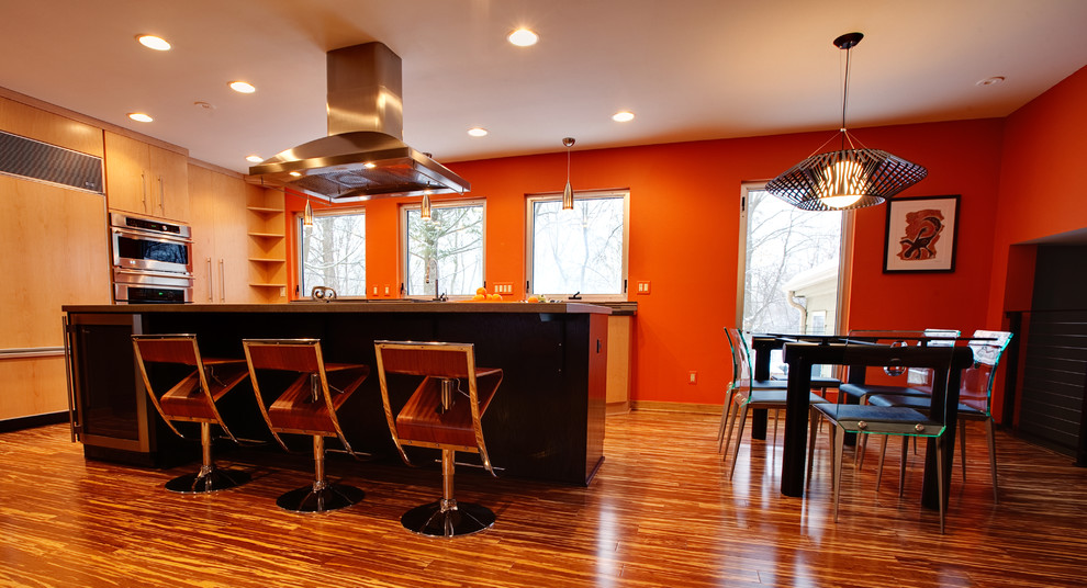 Open Concept Modern Kitchen Renovation - Modern - Kitchen - Milwaukee ...